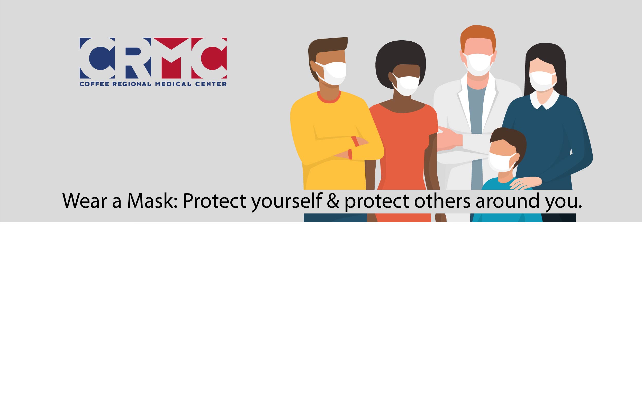 Wear a Mask website banner 1198×4115 pixels | Coffee Regional Medical ...